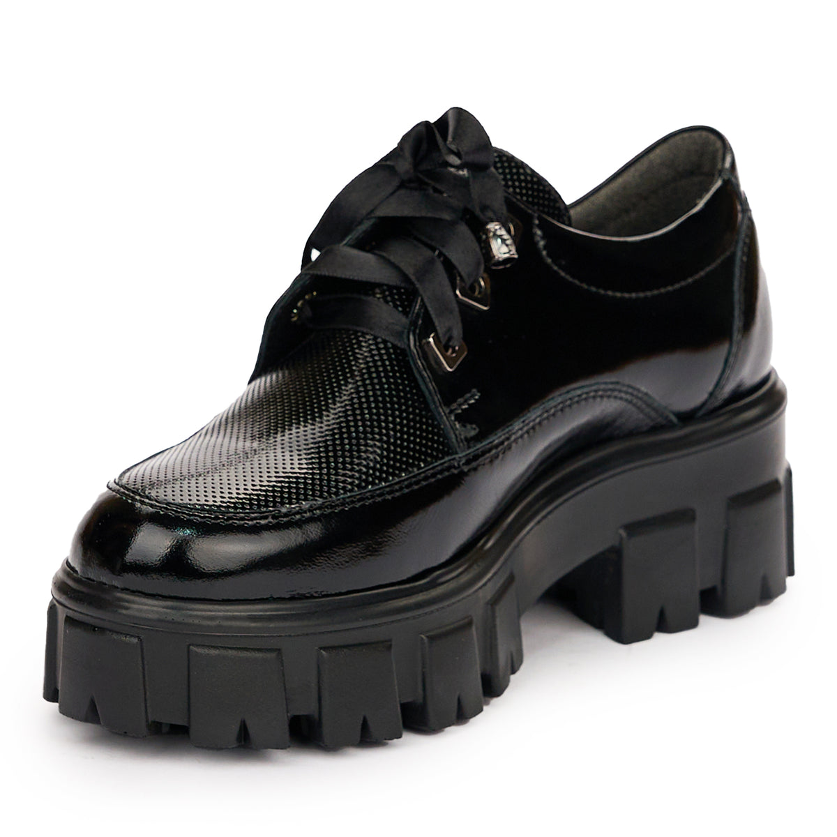 Pantofi dama din piele naturala neagra 13751 – Superlative.ro