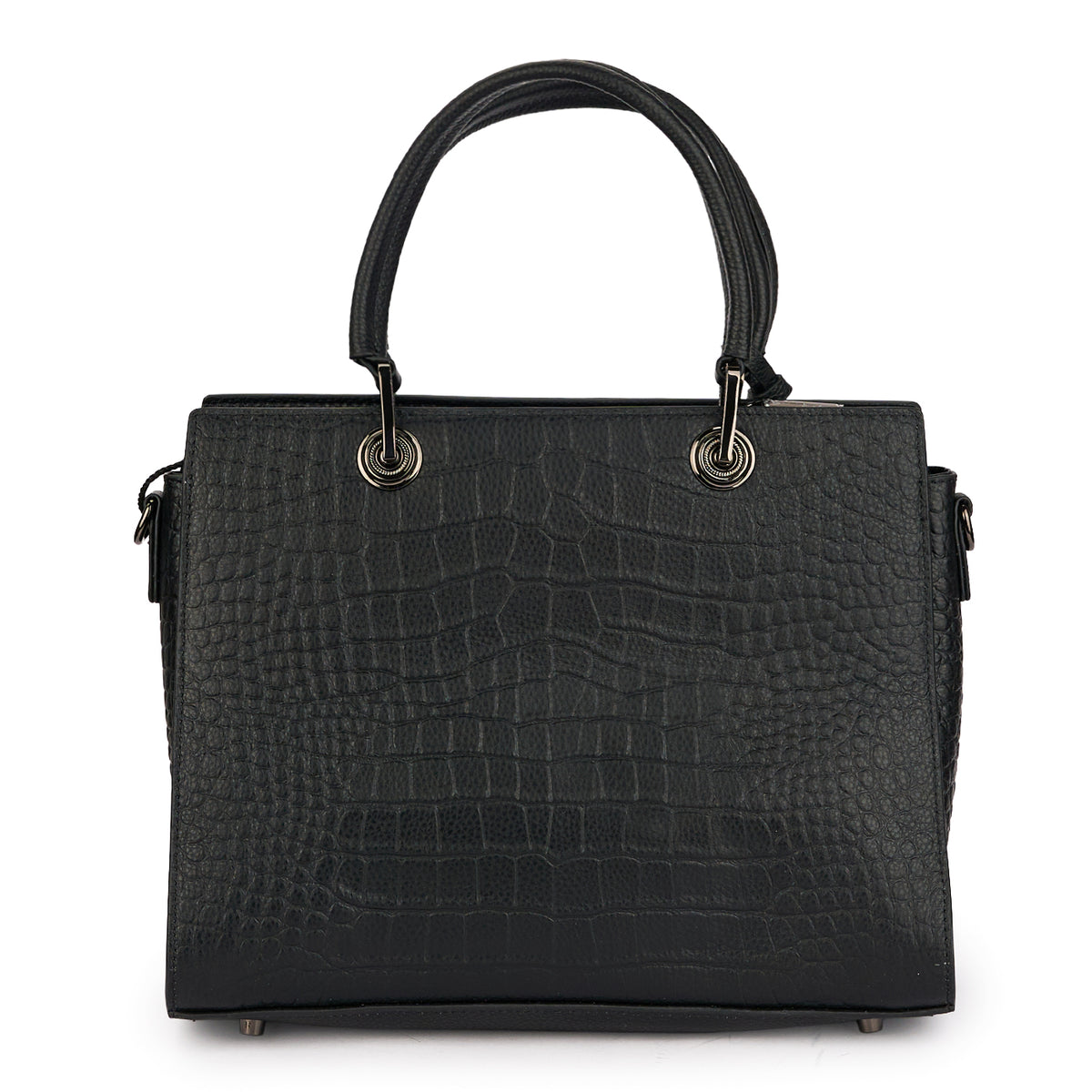 Geanta dama din piele naturala neagra 21384 – Superlative.ro