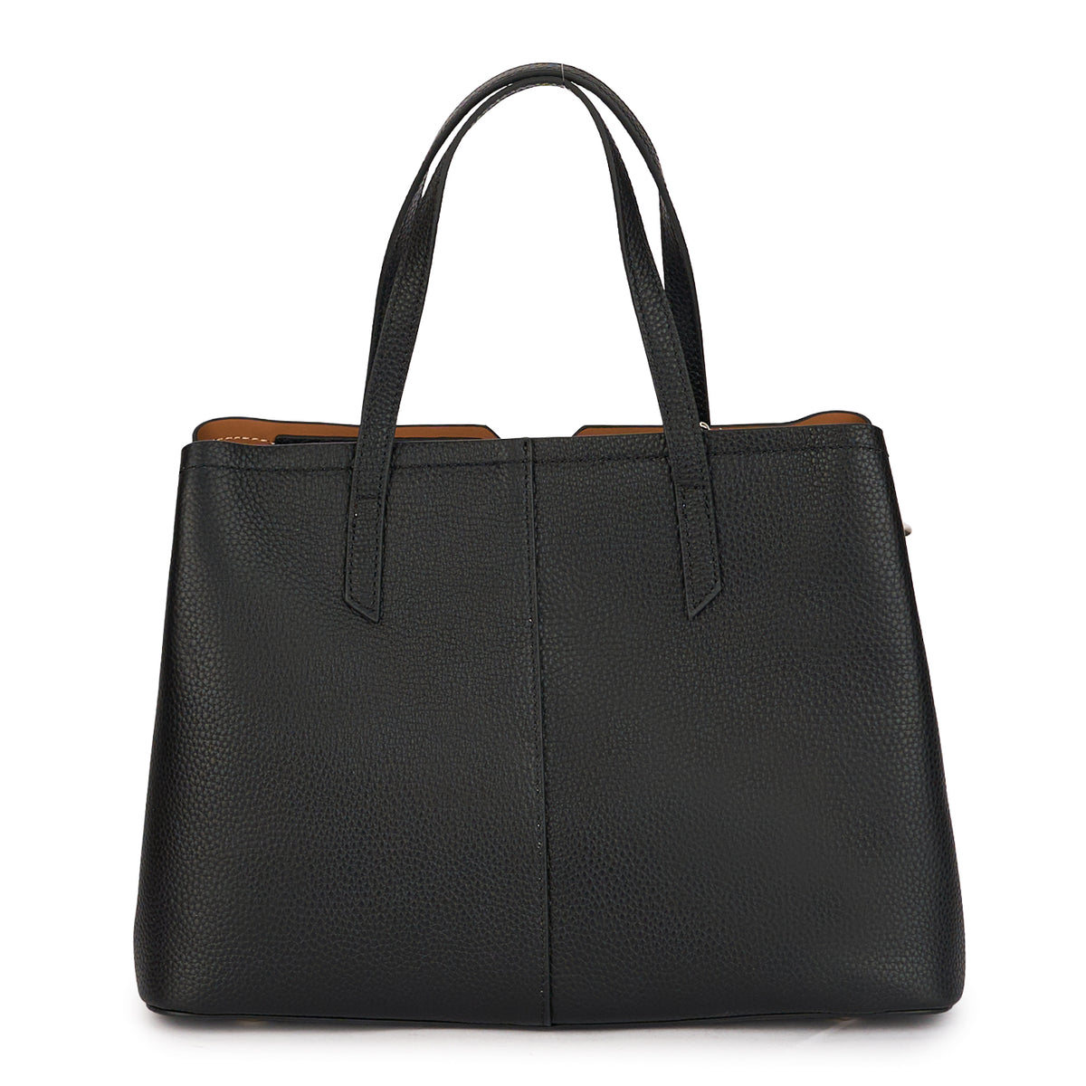 Geanta dama din piele naturala neagra 21585 – Superlative.ro