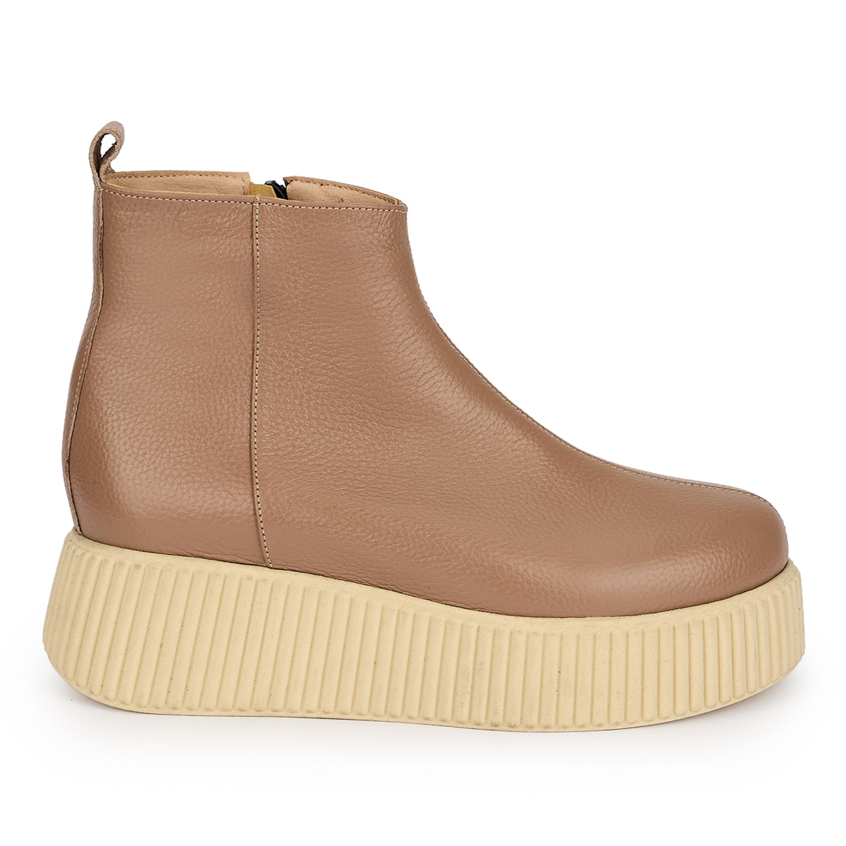 Ghete dama din piele naturala roz pudra 19196 – Superlative.ro