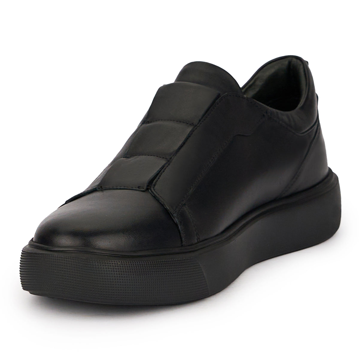 Pantofi barbati din piele naturala neagra 7728 – Superlative.ro