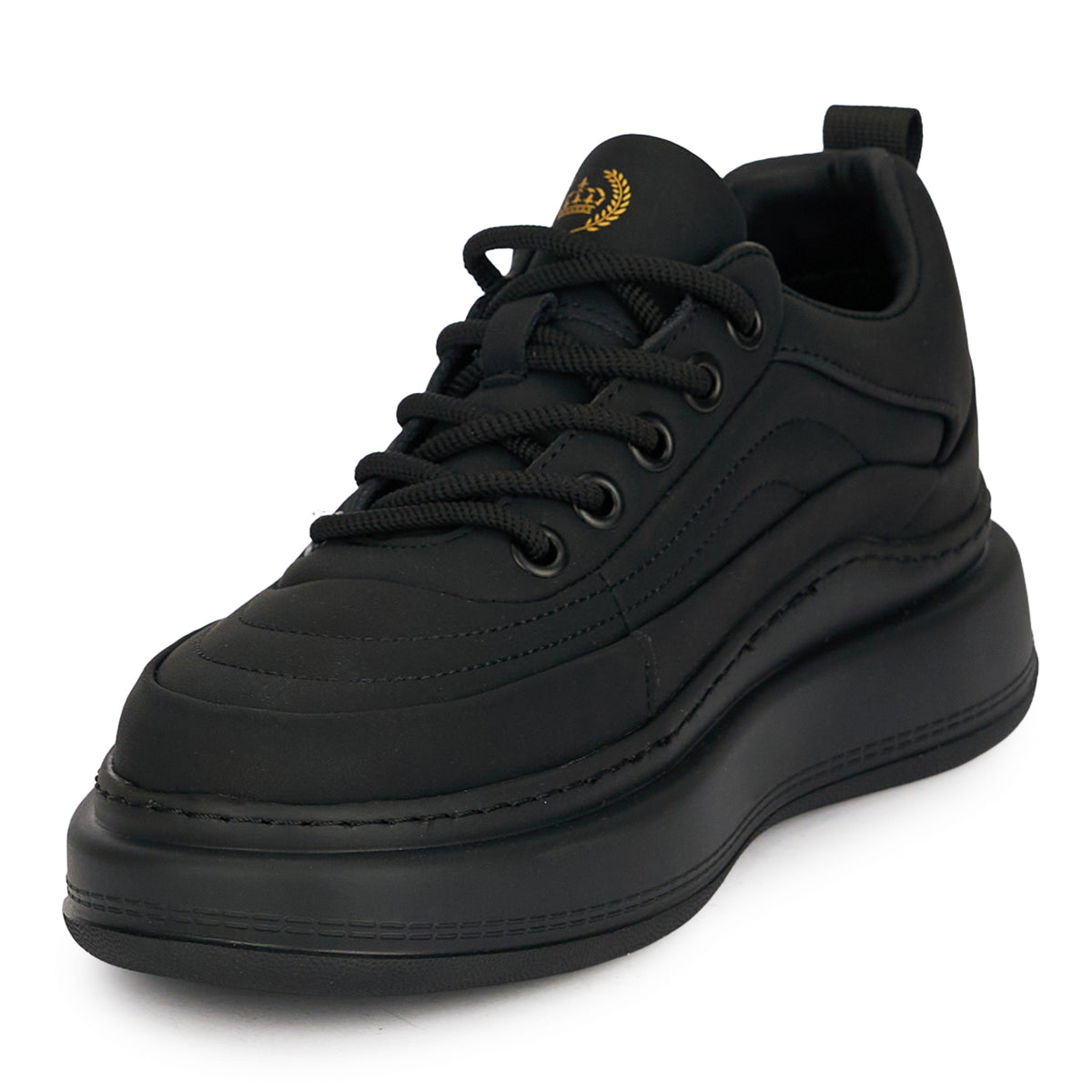 Pantofi barbati din piele naturala neagra 7958 – Superlative.ro