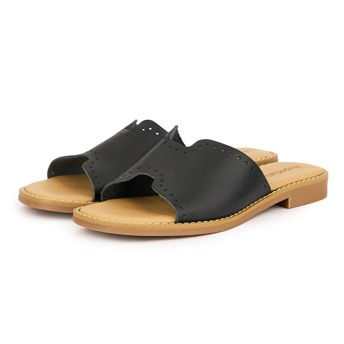 Papuc dama din piele naturala cu talpa joasa 16153 – Superlative.ro