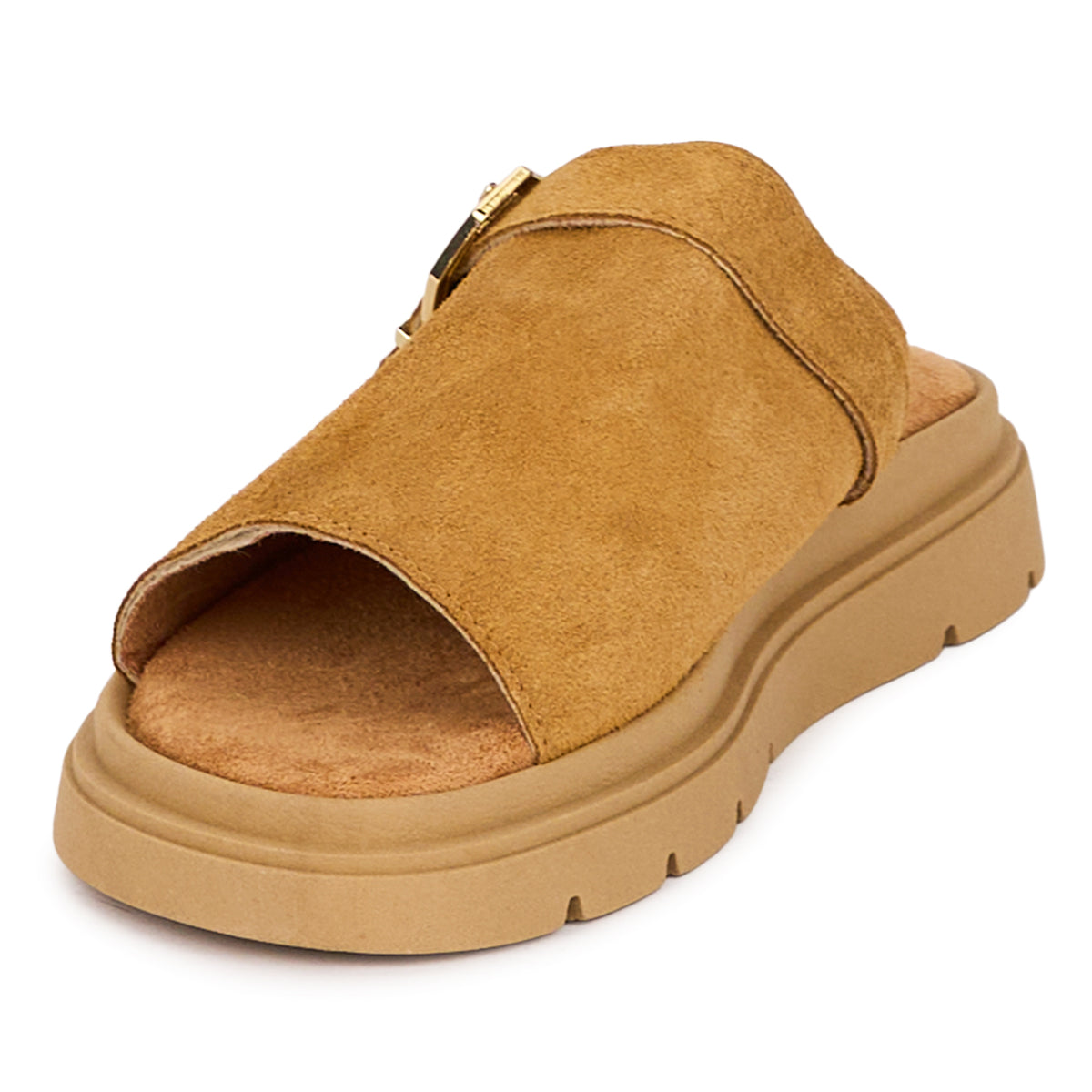 Papuci dama din piele naturala maro 18585 – Superlative.ro