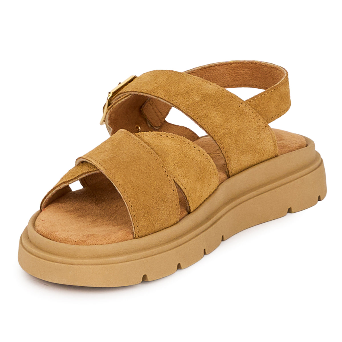 Sandale dama din piele naturala maro 18460 – Superlative.ro