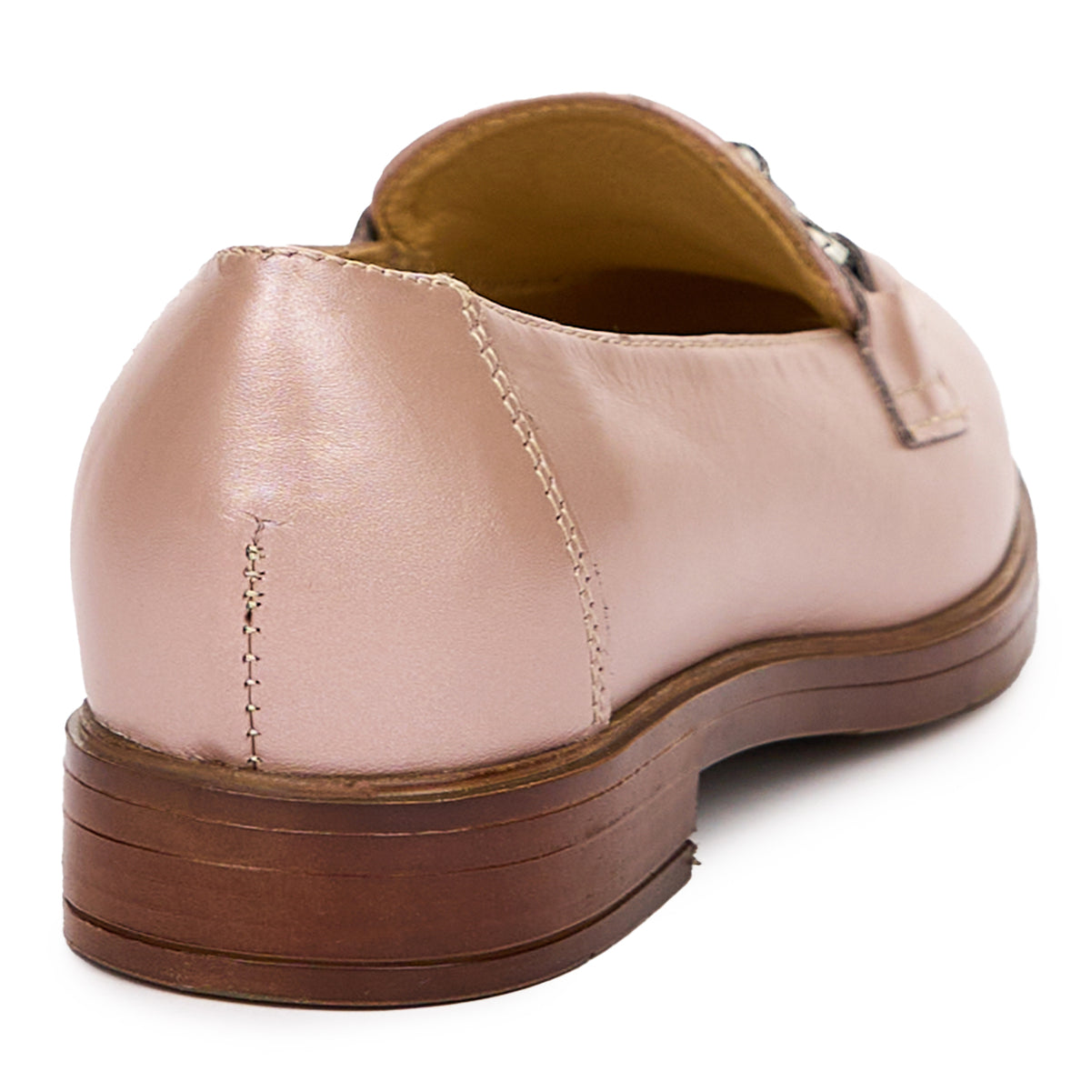 Pantofi Casual Dama Roz din Piele Naturala, Toc 2.5 Cm 10116 ...