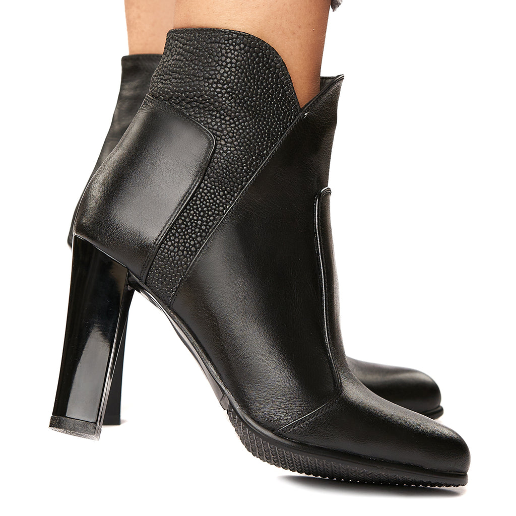 Botine din piele naturala 6177 – Superlative.ro