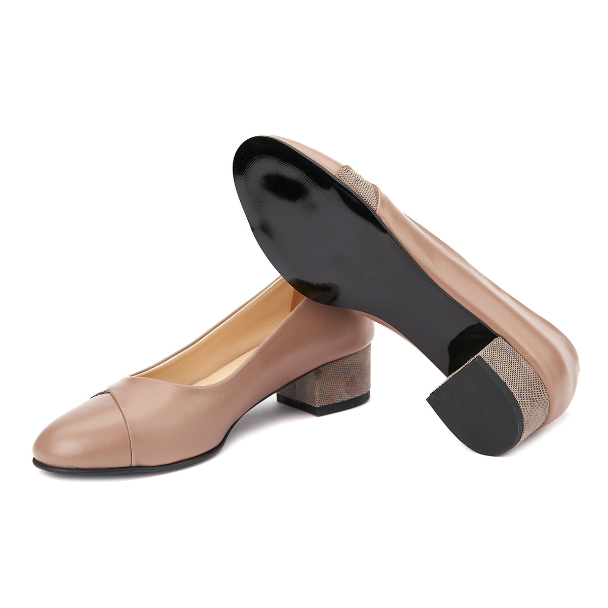 Pantofi dama toc mic din piele naturala 4379 – Superlative.ro