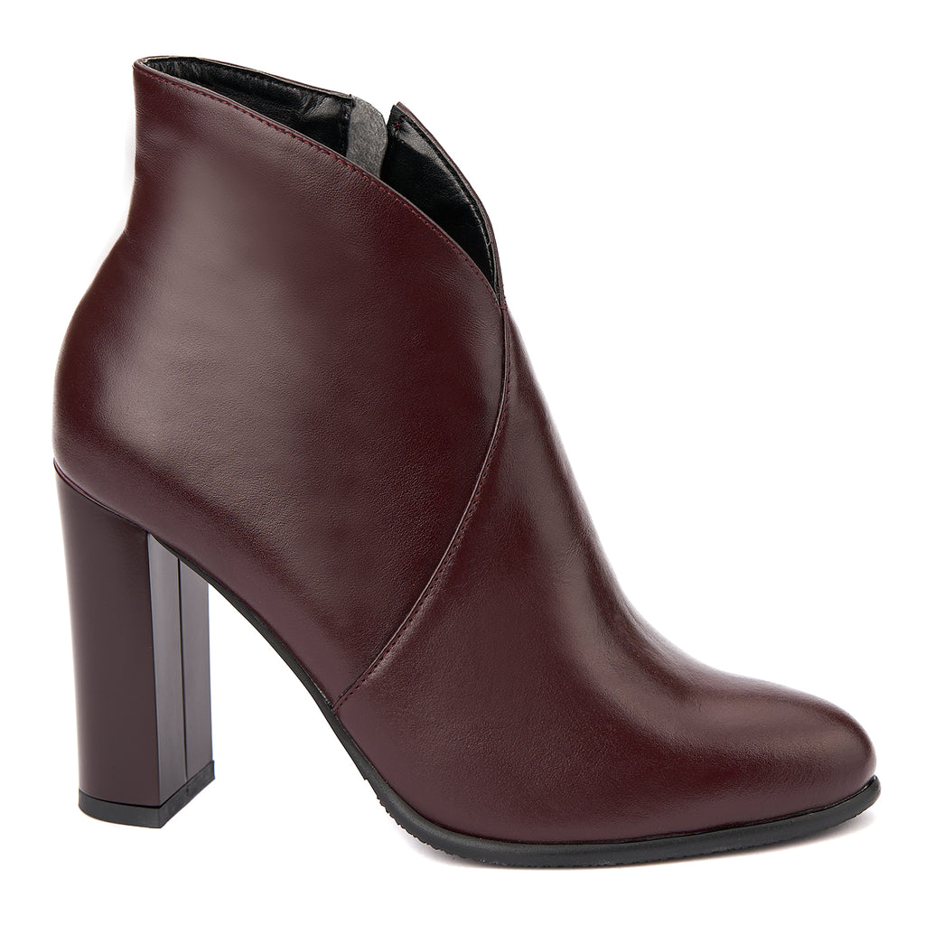 Botine dama visinii din piele naturala 6300 – Superlative.ro