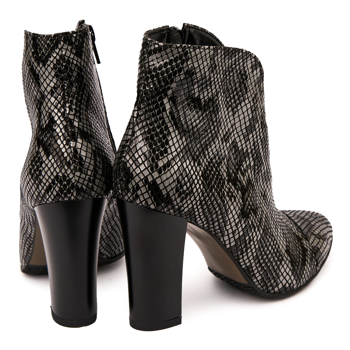 Botine dama din piele naturala neagra 6359 – Superlative.ro