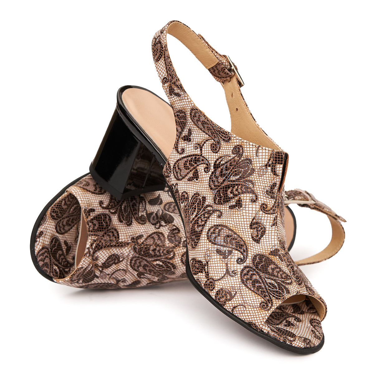 Sandale elegante din piele naturala bej 5517 – Superlative.ro