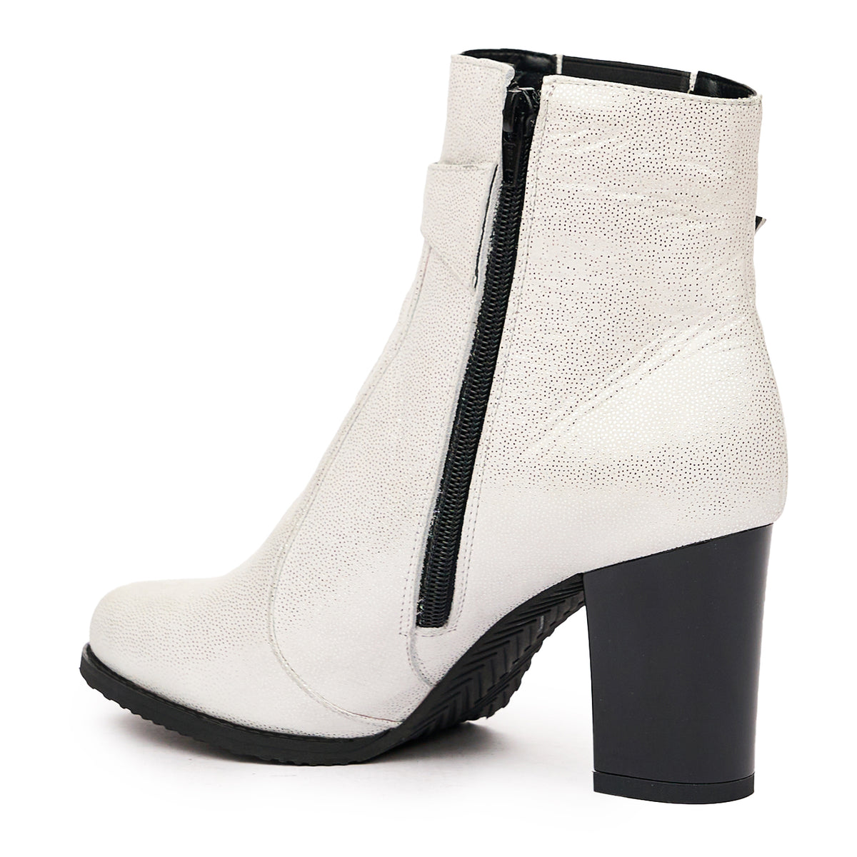 Botine elegante albe din piele naturala 6619 – Superlative.ro