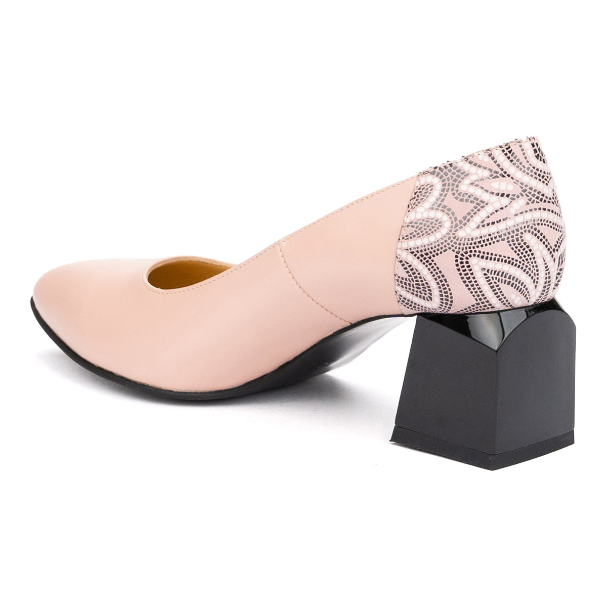 Pantofi dama din piele naturala roz 9408 – Superlative.ro