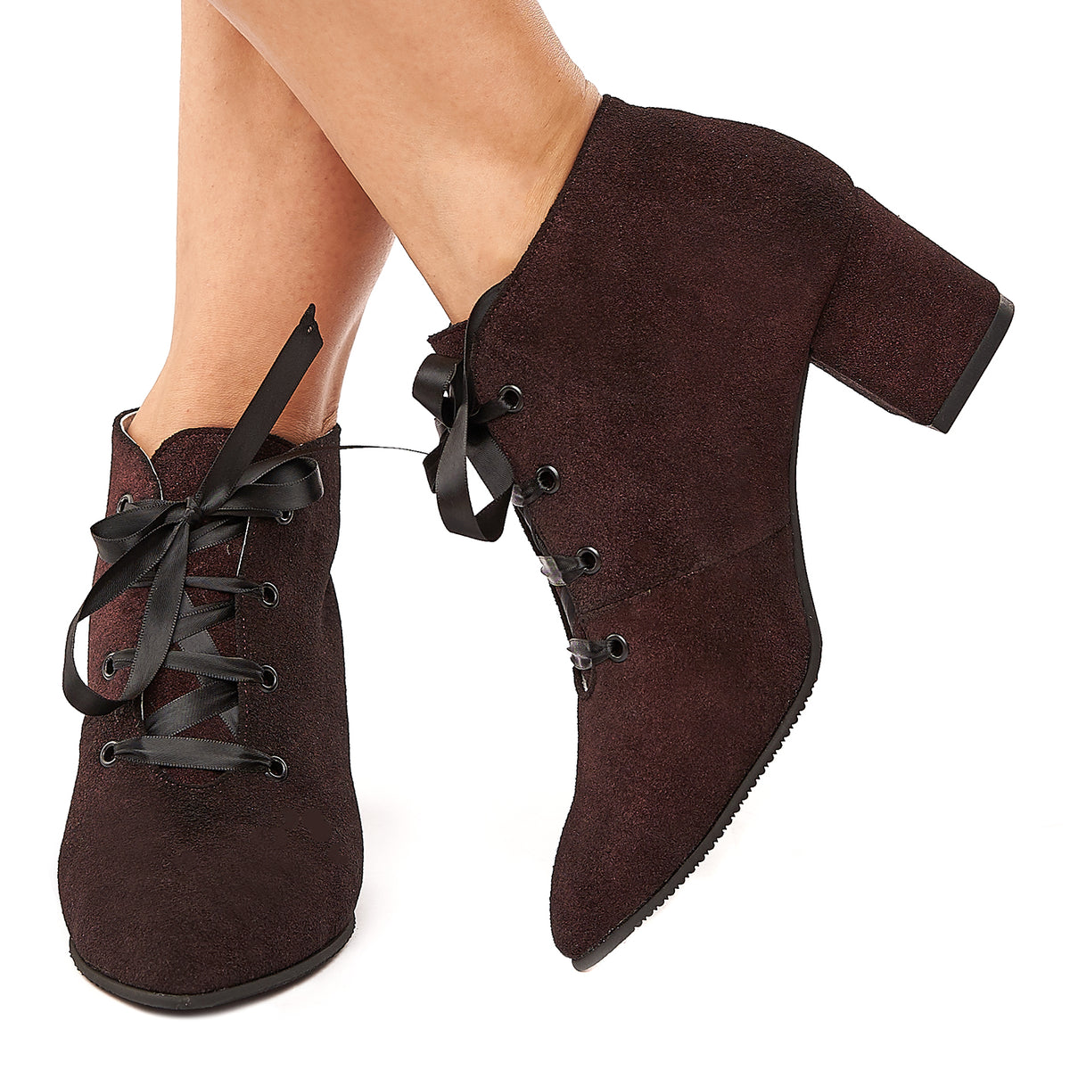 Botine cu Toc Gros Piele Naturala 6109 – Superlative.ro