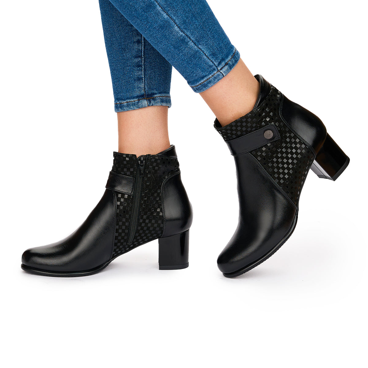 Botine dama din piele naturala 10604 – Superlative.ro