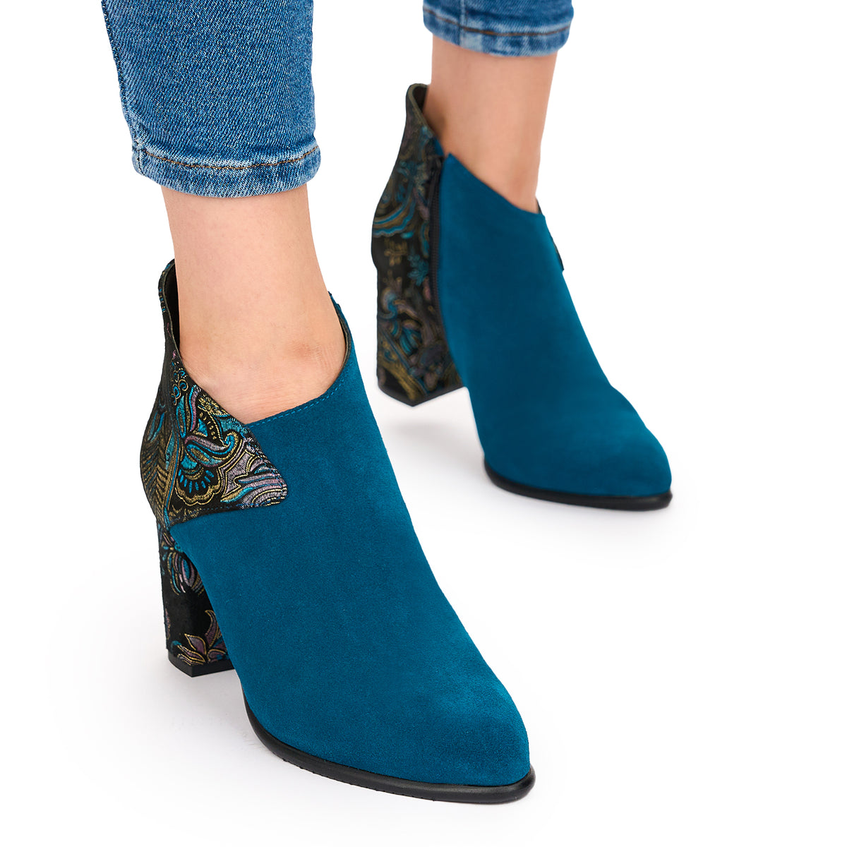 Botine dama din piele naturala 10750 – Superlative.ro