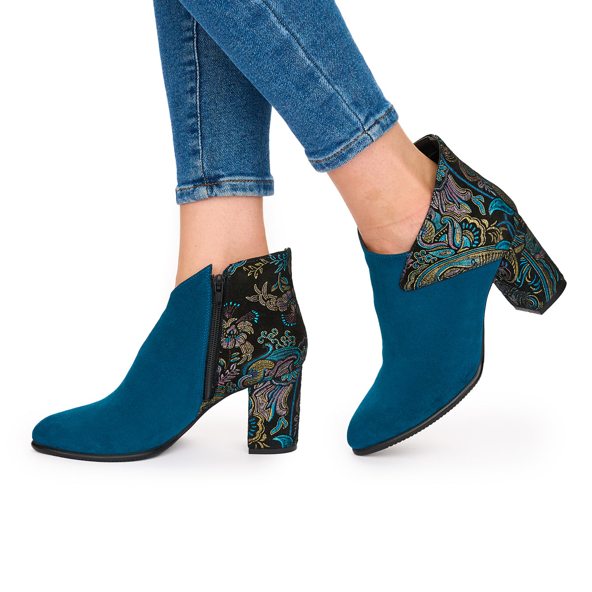 Botine dama din piele naturala 10750 – Superlative.ro