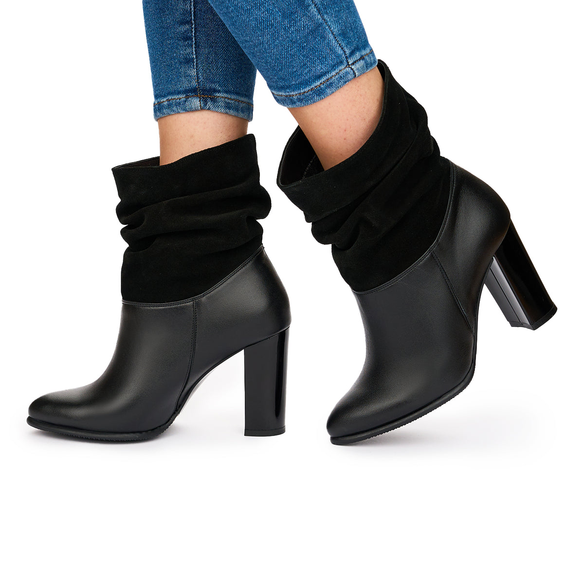 Botine dama din piele naturala 10775 – Superlative.ro