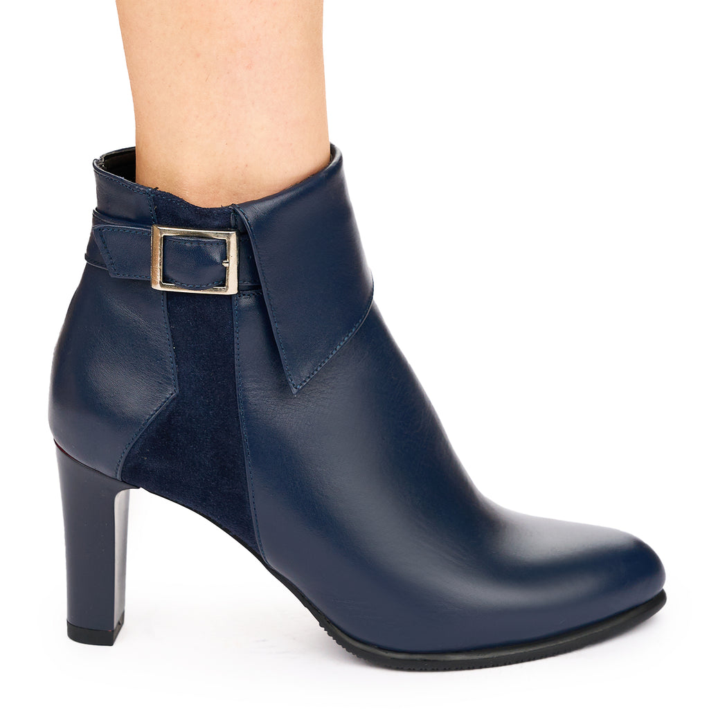 Botine dama din piele naturala 10849 – Superlative.ro