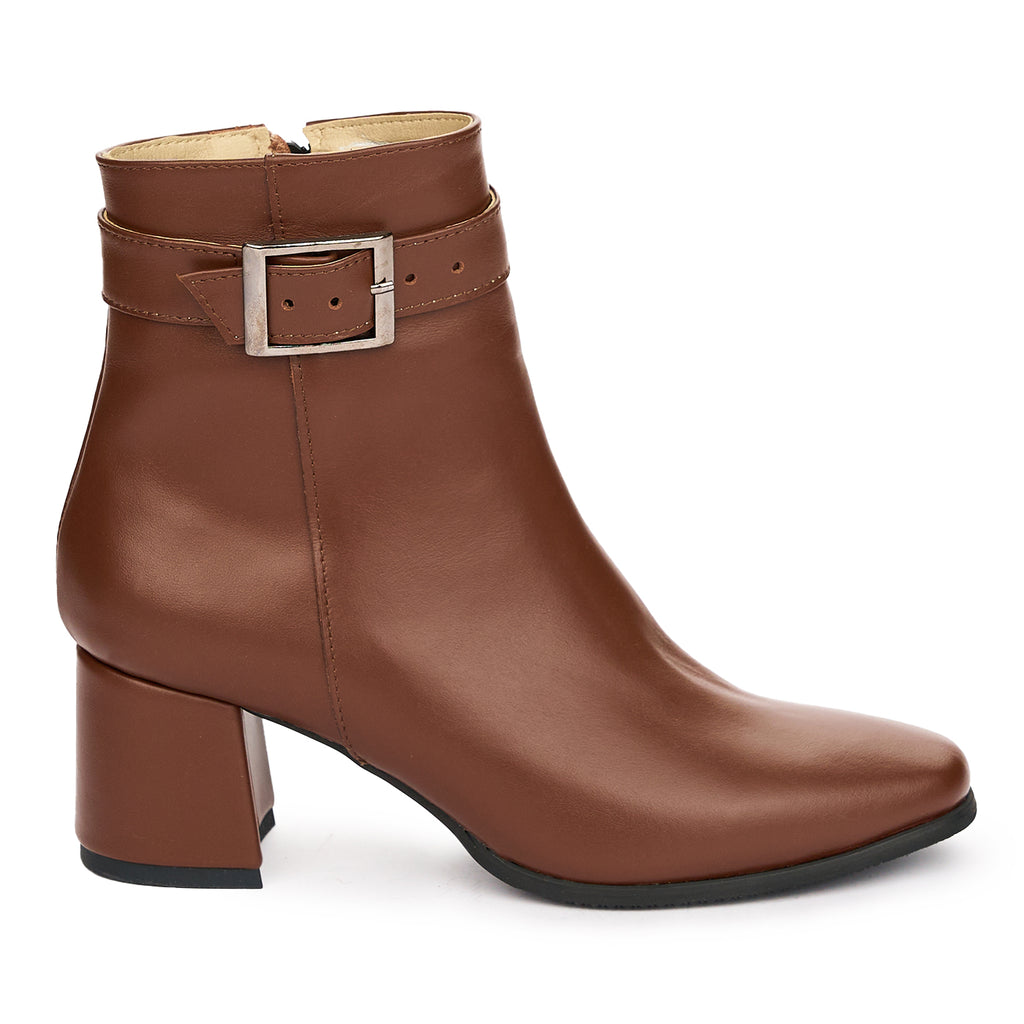 Botine Maro Dama Toc 6 Cm din Piele Naturala 12208 – Superlative.ro