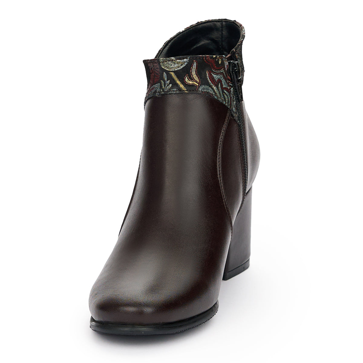 Botine Visinii cu Toc 7 Cm Dama din Piele Naturala 12349 – Superlative.ro