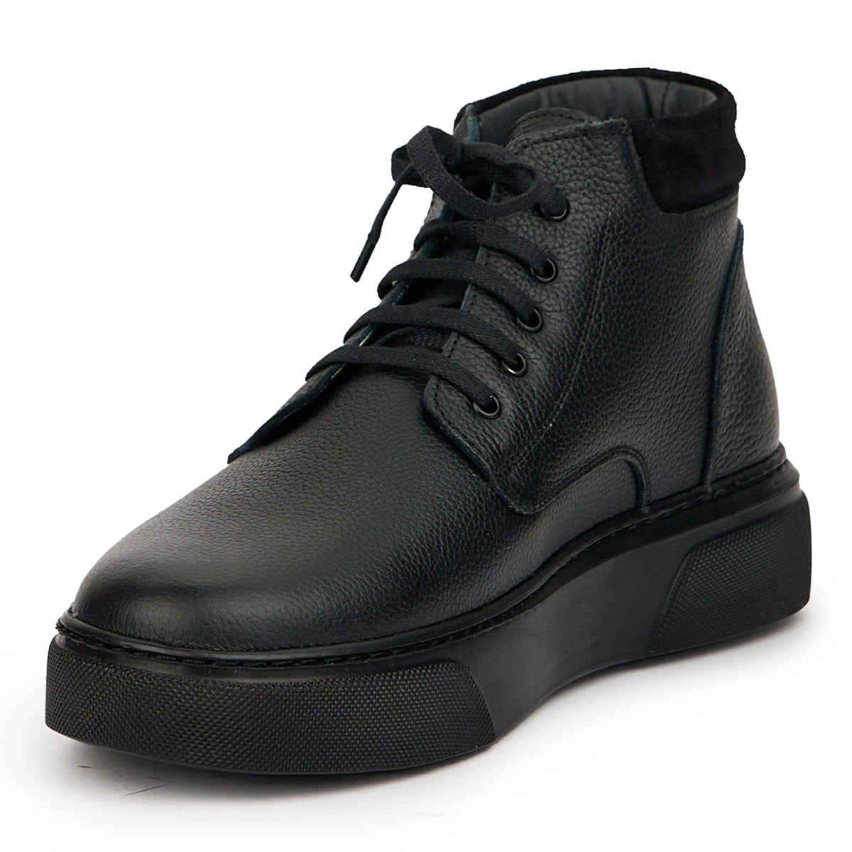 Ghete barbati din piele naturala neagra 7559 – Superlative.ro