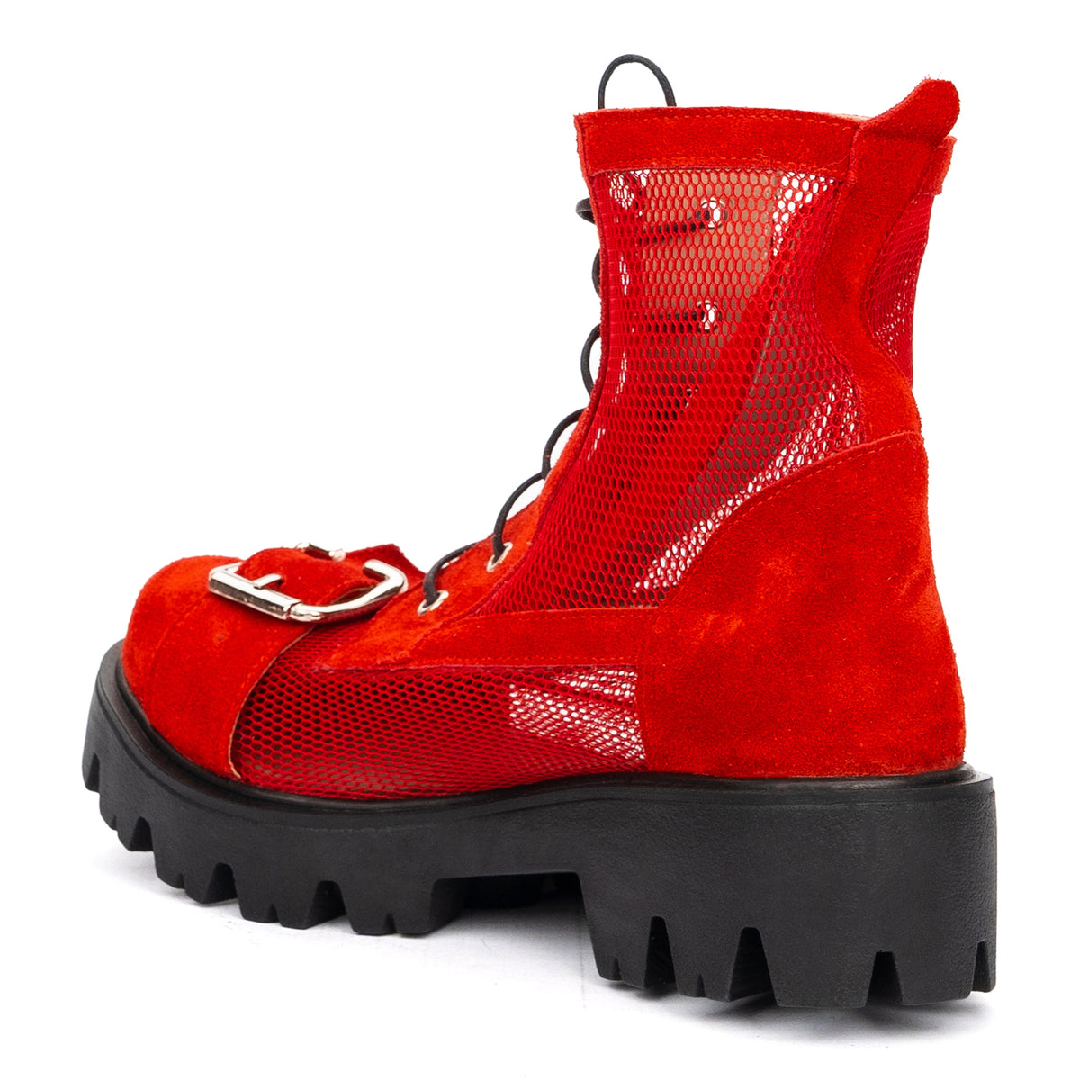 Ghete Dama Rosii din Piele Naturala 8657 – Superlative.ro