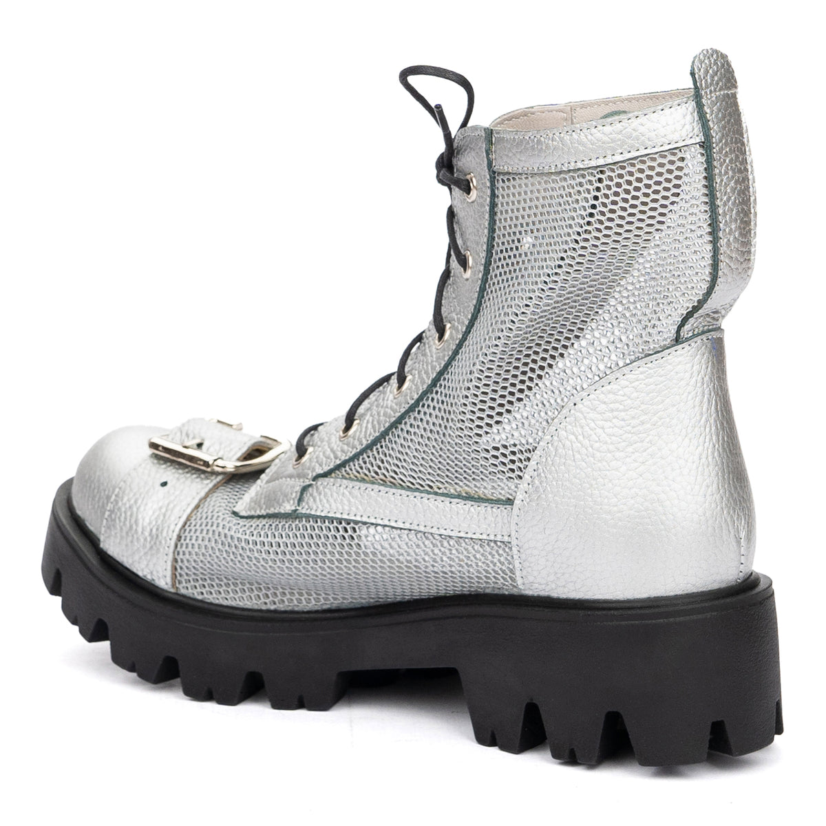 Ghete Gri Dama Casual din Piele Naturala 8675 – Superlative.ro
