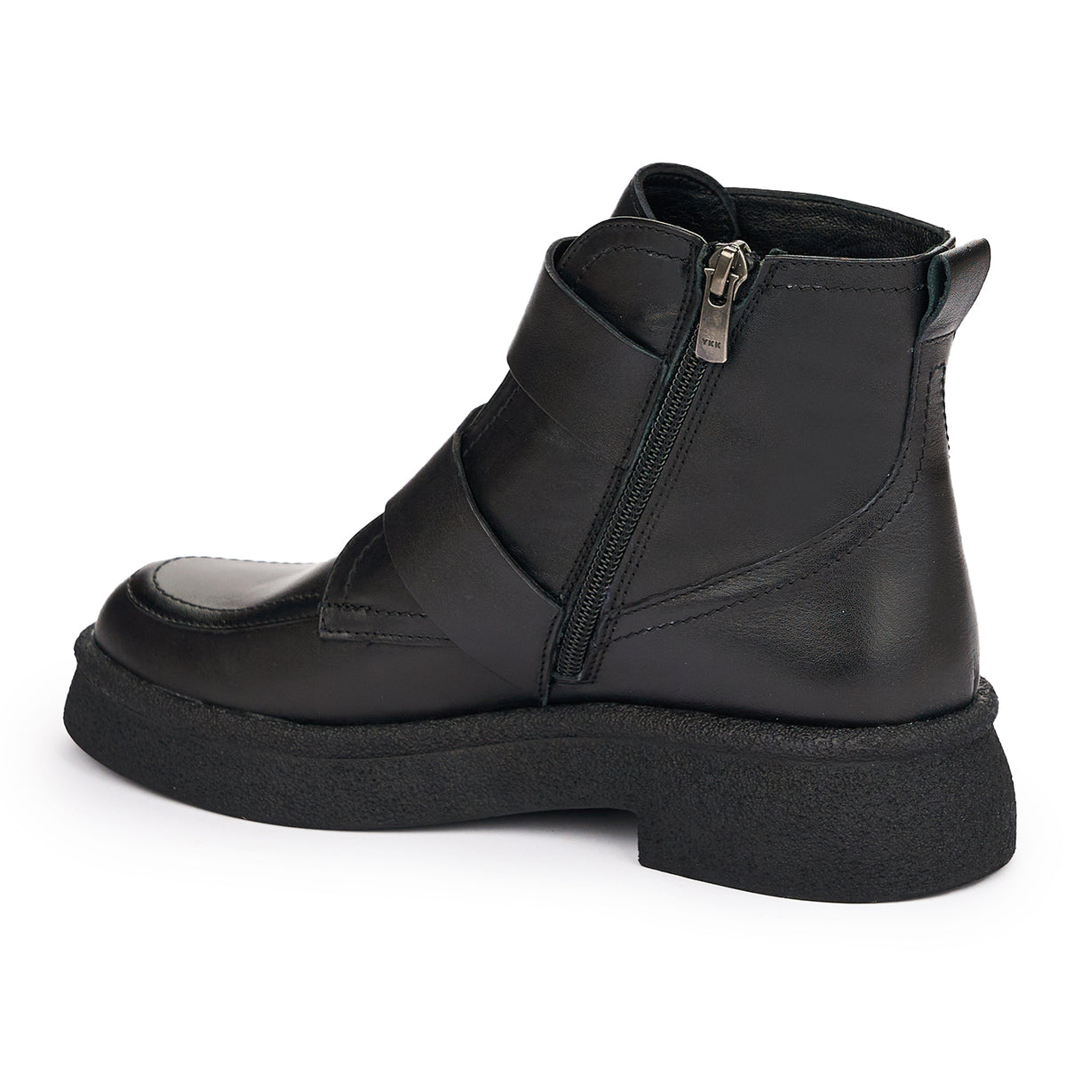 Ghete Scurte Dama Piele Naturala Casual Negre 12064 – Superlative.ro