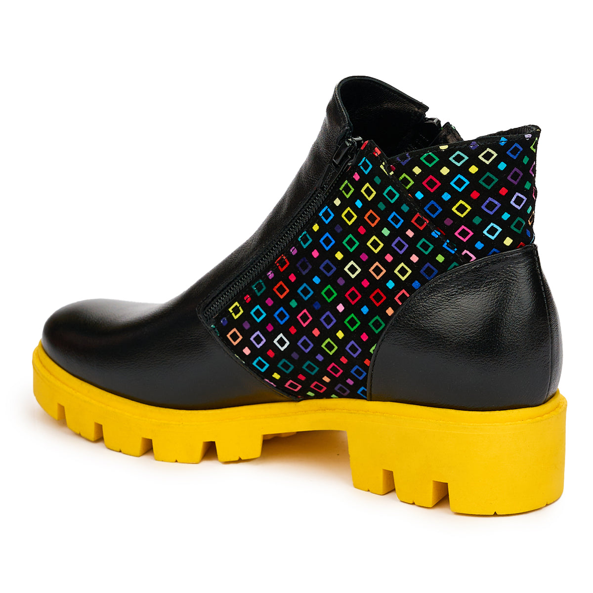 Ghete Dama Moderne din Piele Naturala cu Fermoar 12568 – Superlative.ro