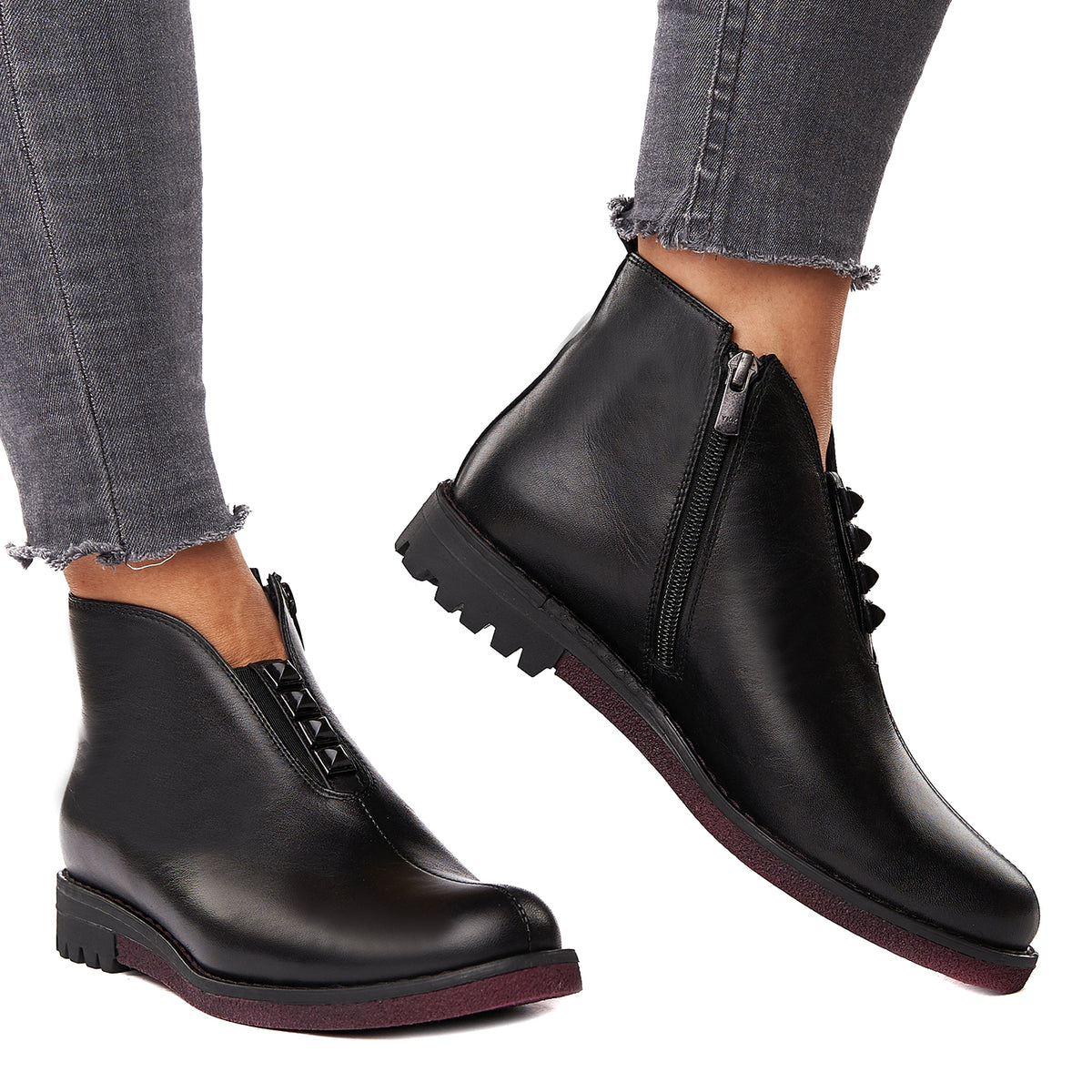 Ghete dama din piele naturala 12630 – Superlative.ro