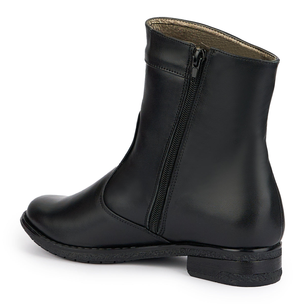 Ghete dama din piele naturala neagra 15146 – Superlative.ro