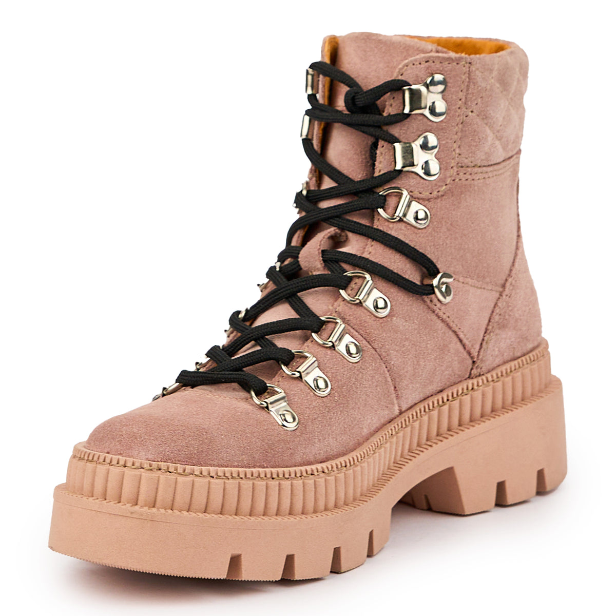 Ghete dama din piele naturala roz 14675 – Superlative.ro