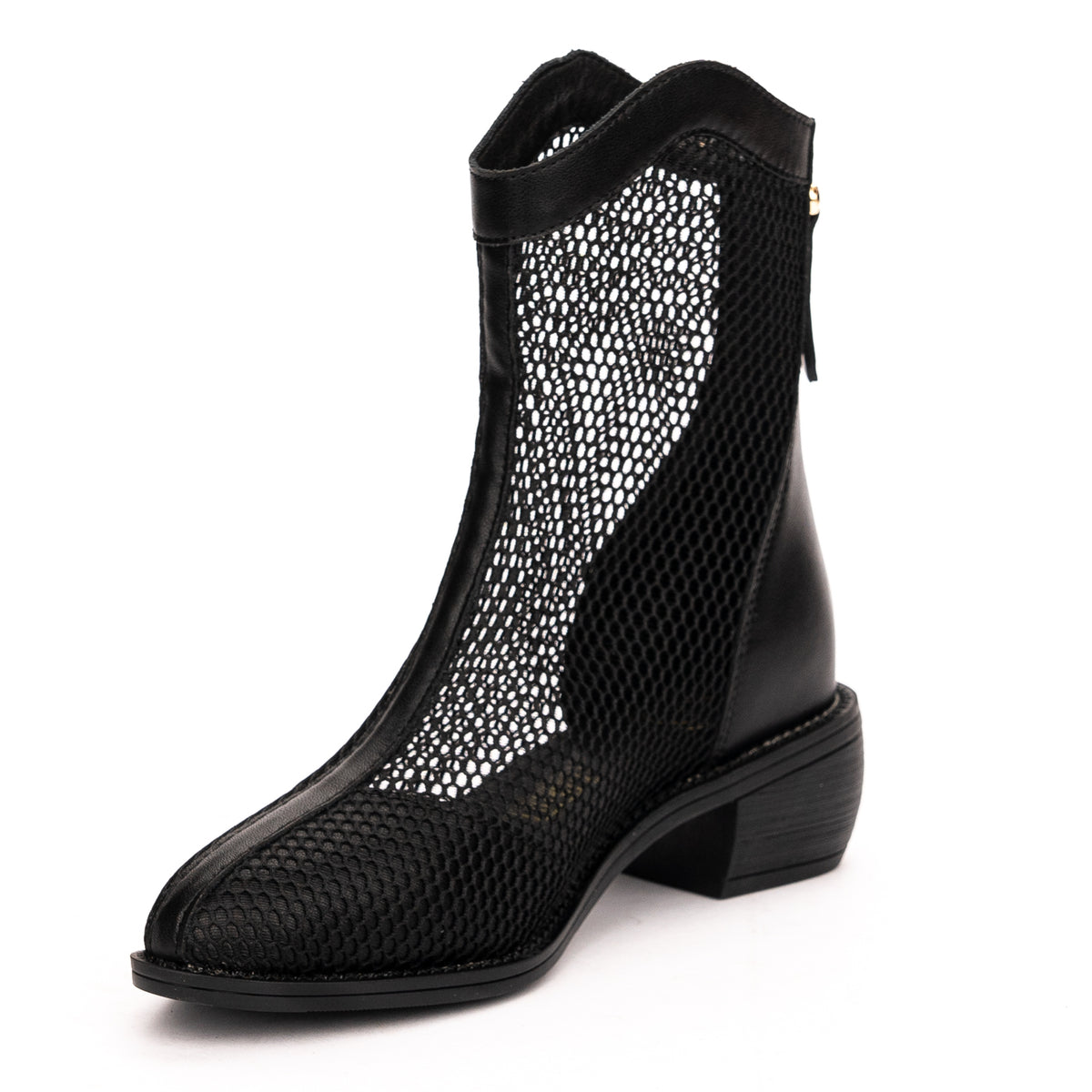 Ghete vara dama din piele naturala neagra 13188 – Superlative.ro