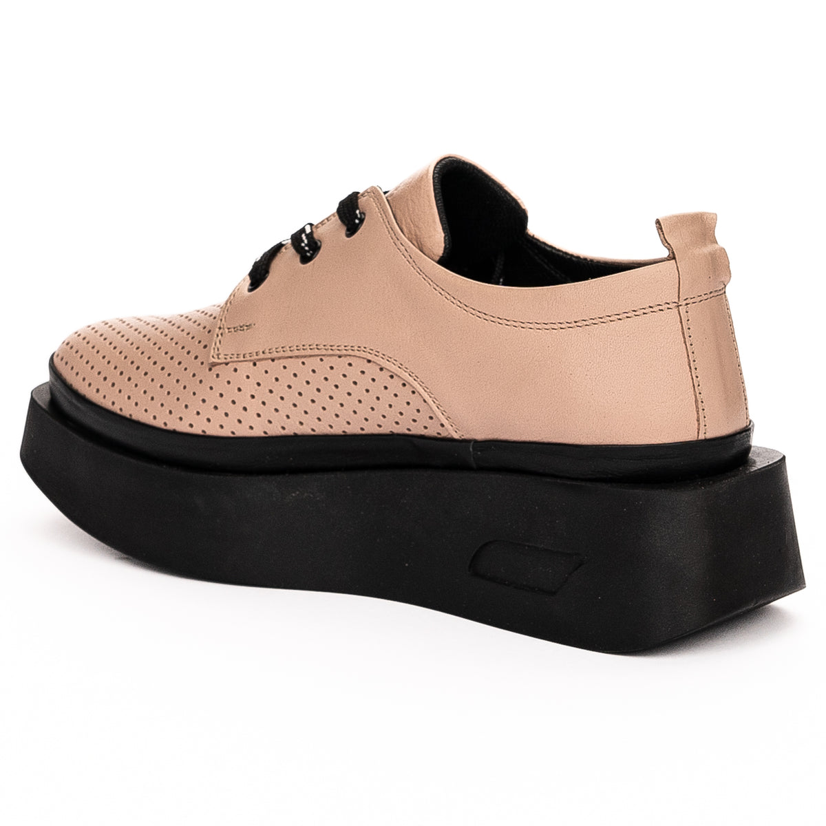 Pantofi casual dama din piele naturala roz 13297 – Superlative.ro