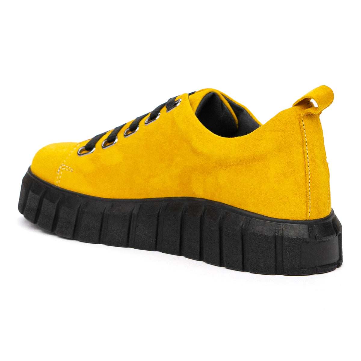 Pantofi Piele cu Siret Casual Galbeni 8404 – Superlative.ro
