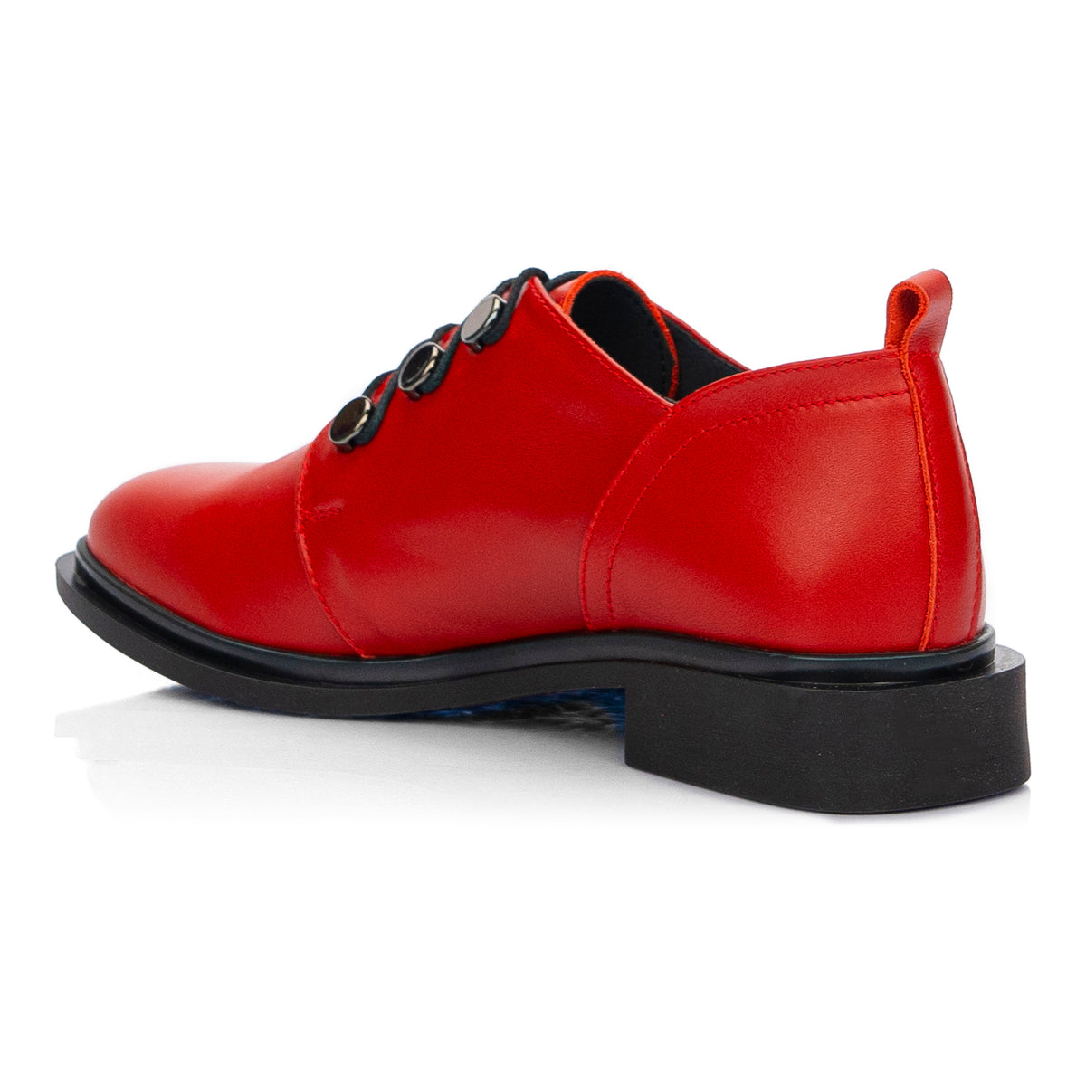 Pantofi Dama Piele Rosii Casual cu Toc 2.5 Cm 8500 – Superlative.ro