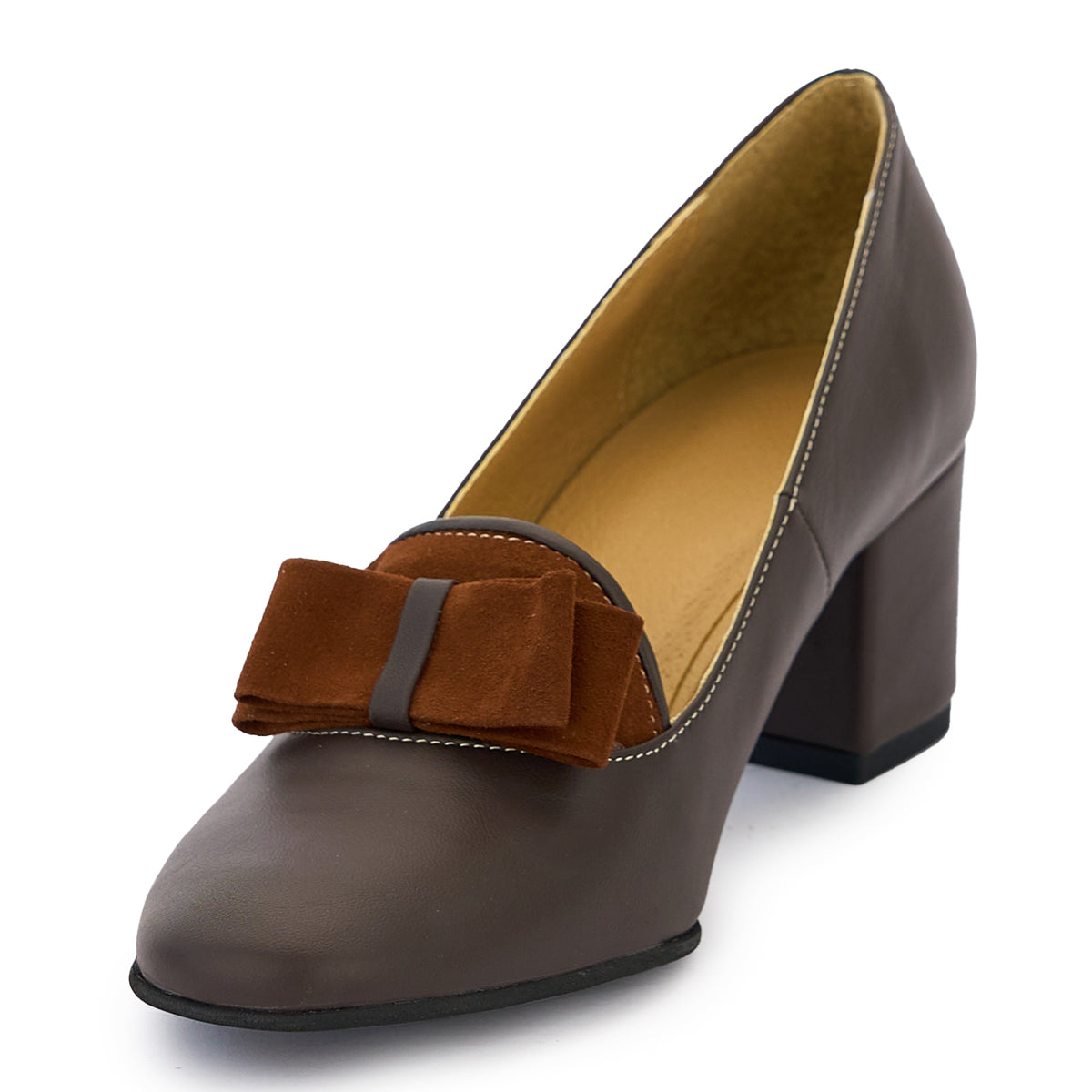 Pantofi dama din piele naturala maro 14050 – Superlative.ro