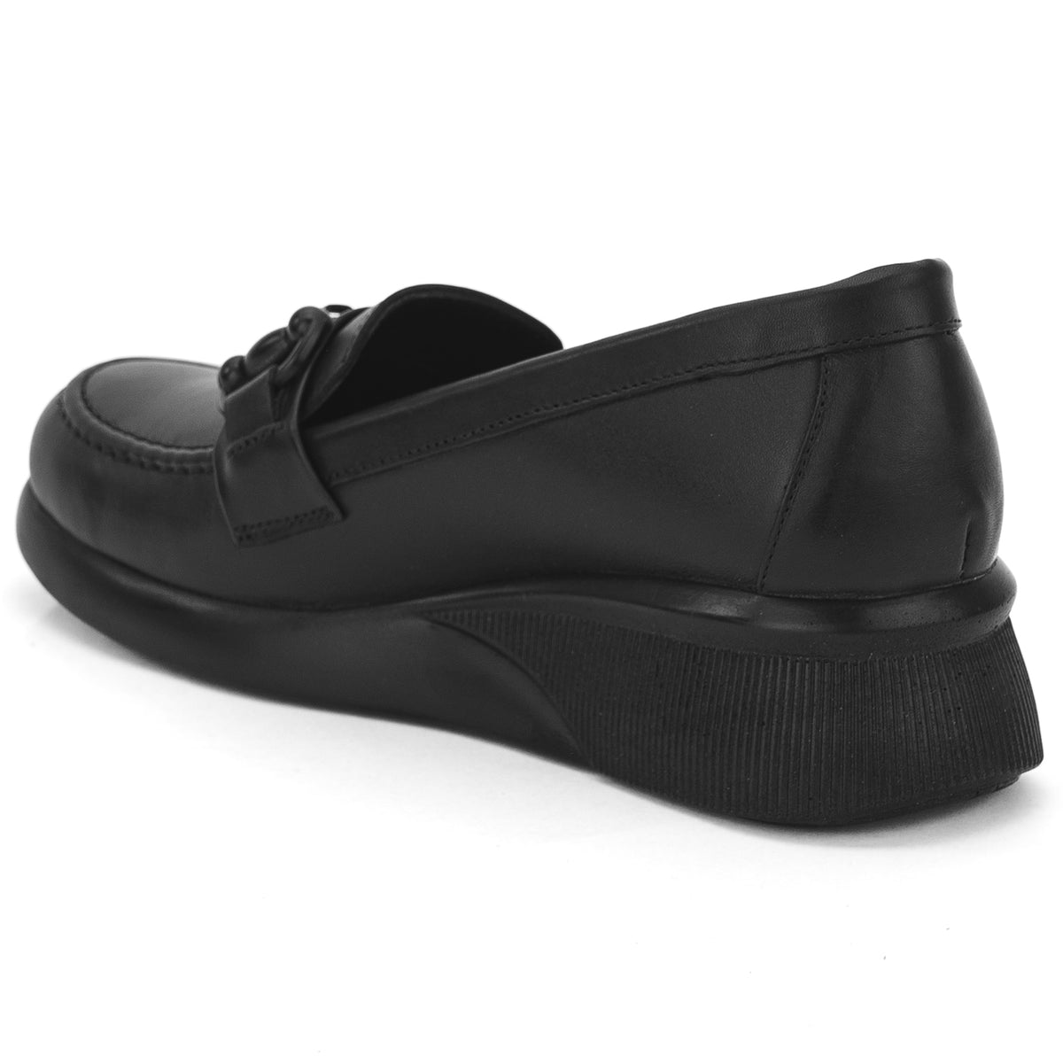 Pantofi dama din piele naturala neagra 14066 – Superlative.ro