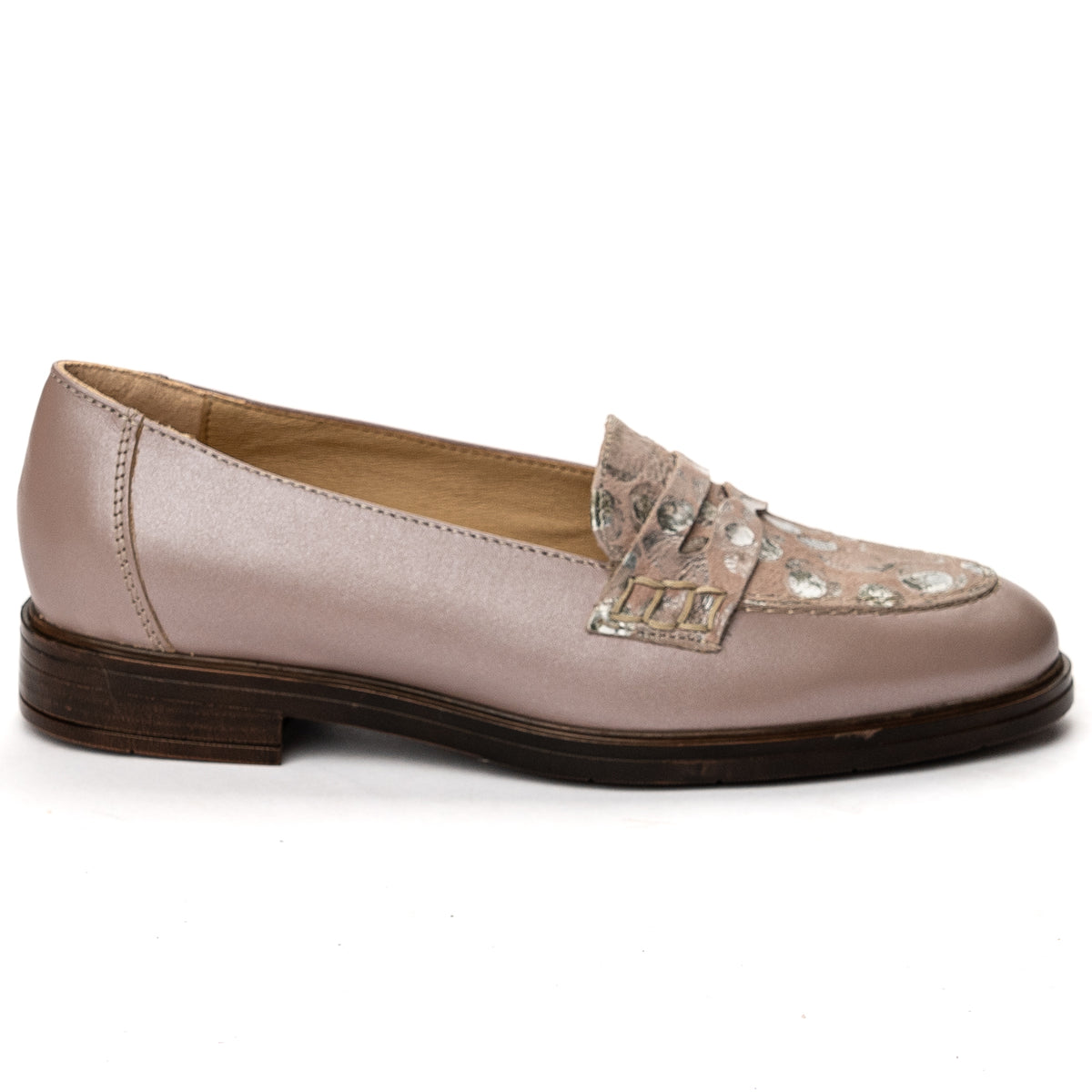 Pantofi dama din piele naturala roz 13630 – Superlative.ro