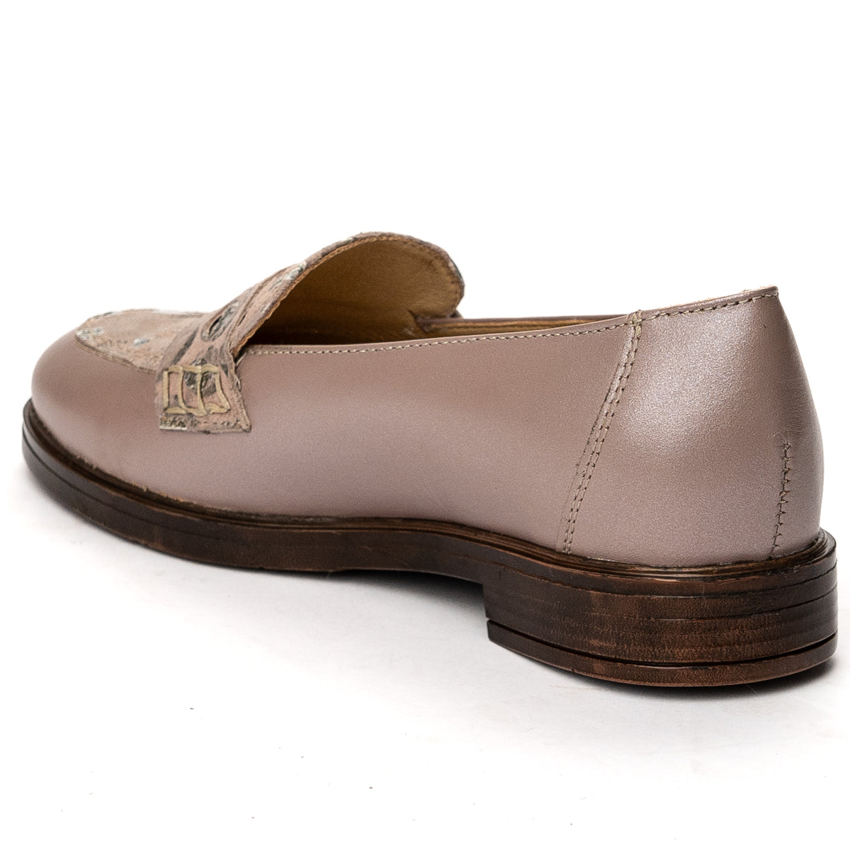 Pantofi dama din piele naturala roz 13630 – Superlative.ro