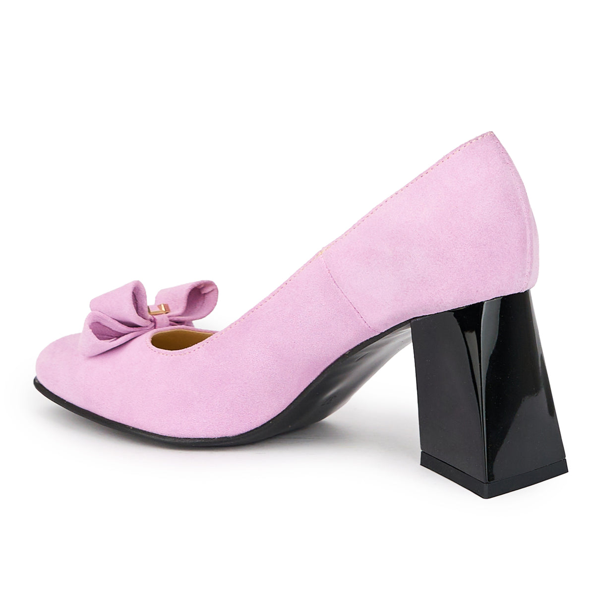 Pantofi dama din piele naturala cu toc gros 7.5 cm 15259 – Superlative.ro