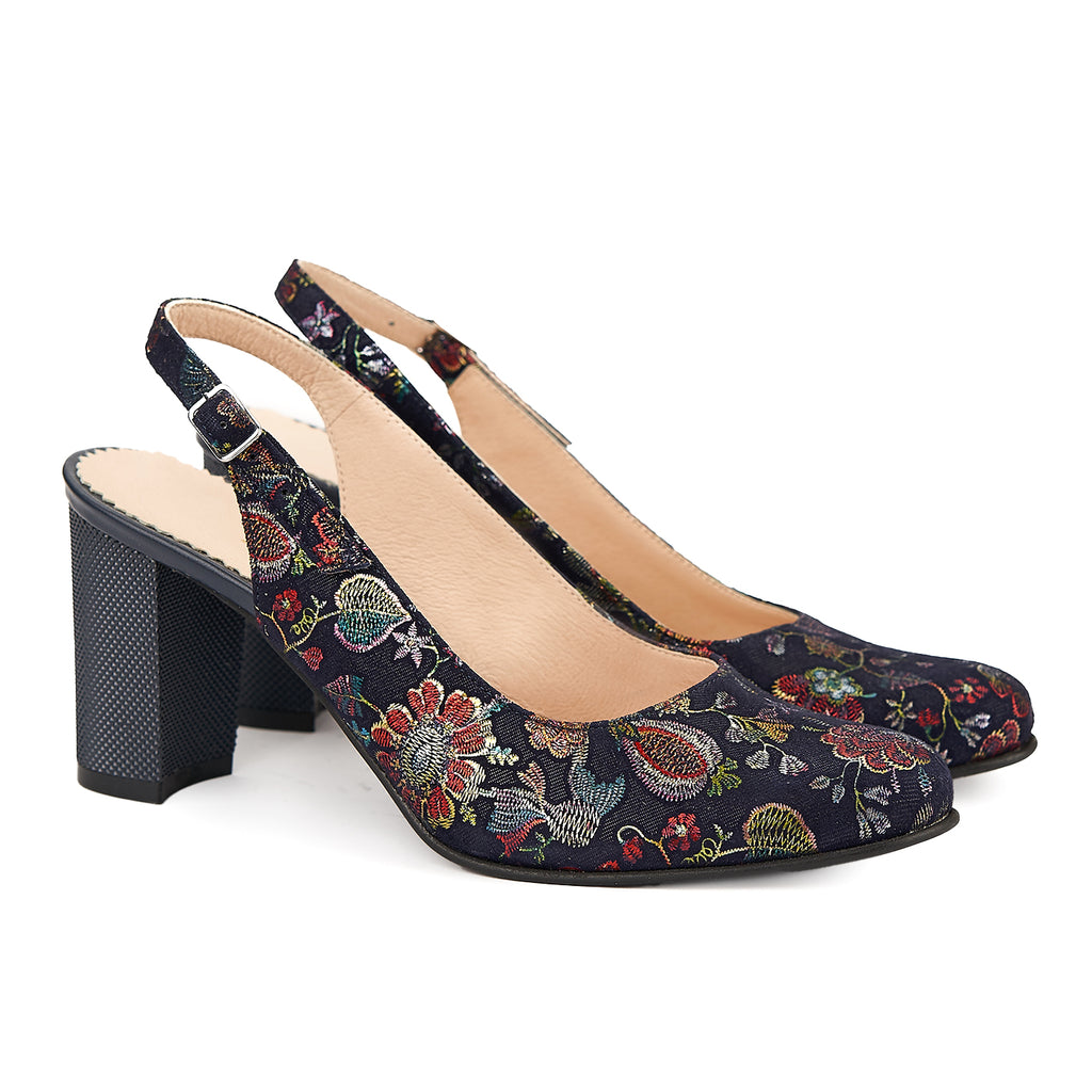 Sandale dama elegante din piele naturala bleumarin 5042 – Superlative.ro