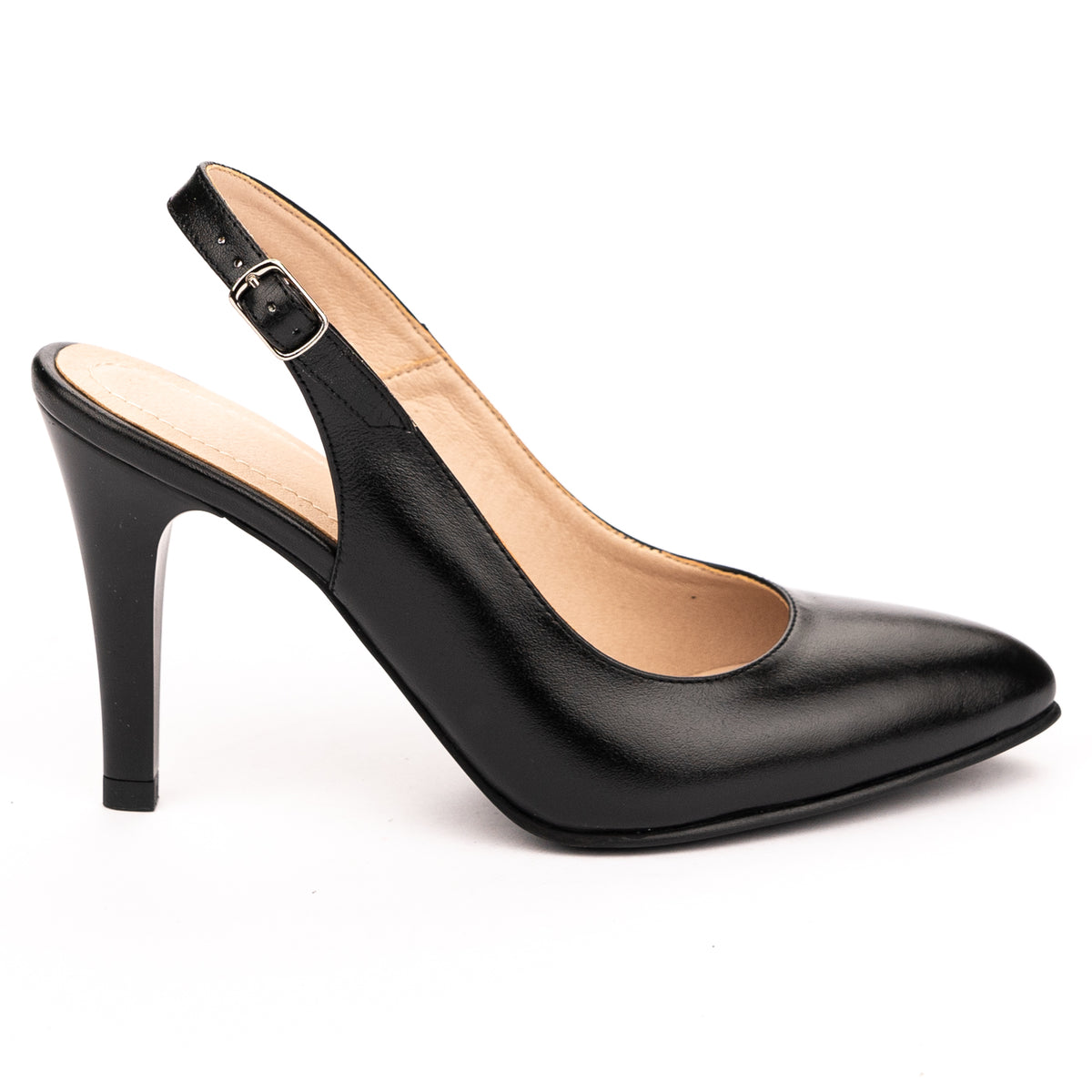 Pantofi dama din piele naturala neagra 13177 – Superlative.ro