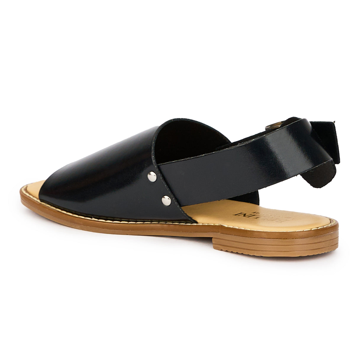 Sandale dama din piele naturala neagra 15409 – Superlative.ro