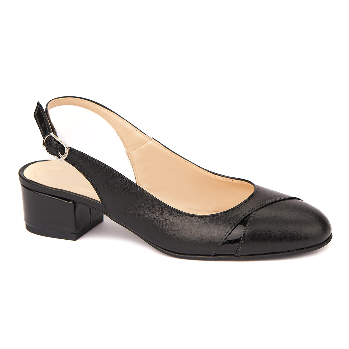 Sandale elegante din piele naturala cu toc mic 5285 – Superlative.ro